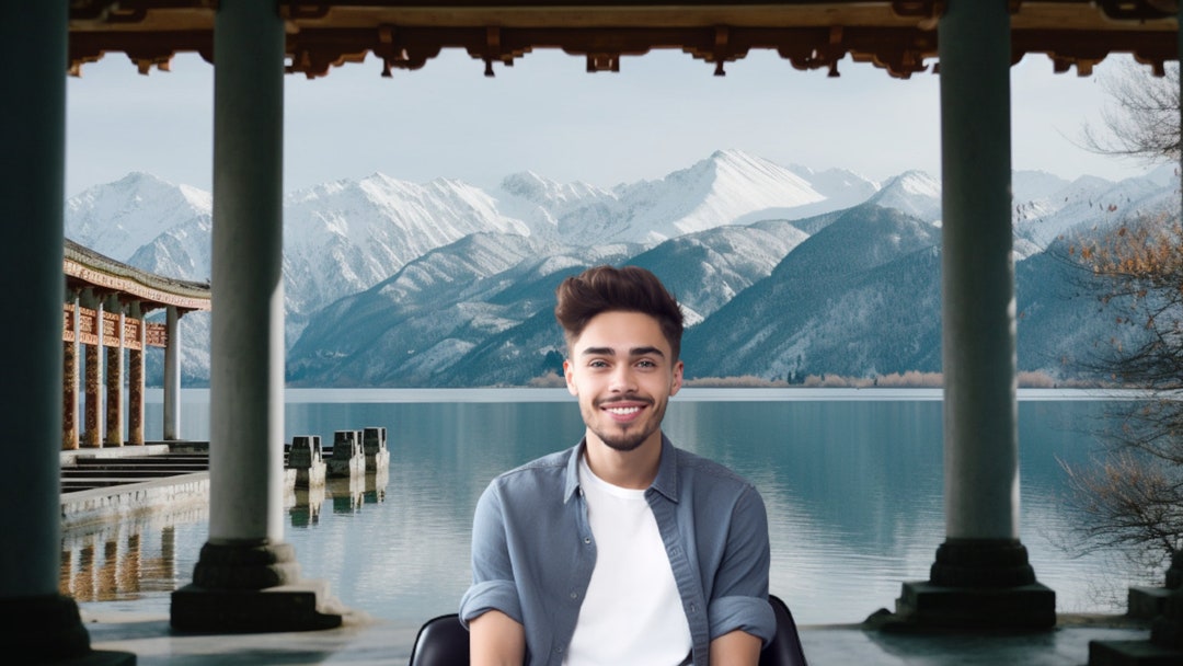Zoom Virtual Backgrounds | Buddhist Temple | Backdrop | Office ...