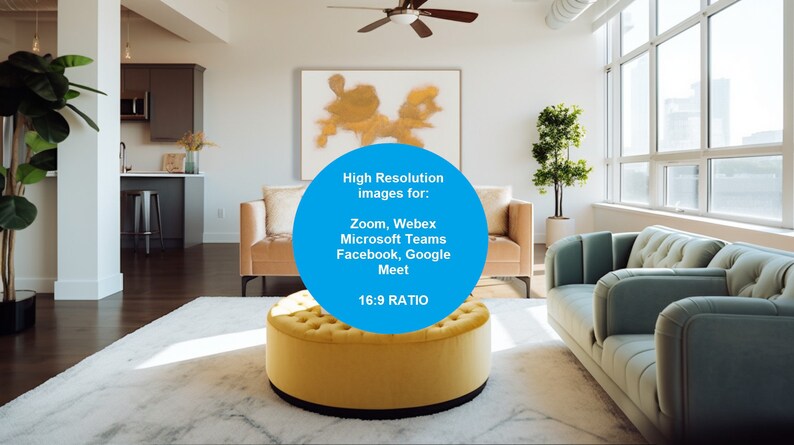 Zoom Virtual Backgrounds Home Background Bundle Backdrop - Etsy