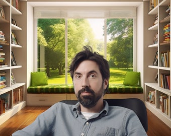 Reading Nook Backdrop Zoom Virtual Backgrounds Office Background ...