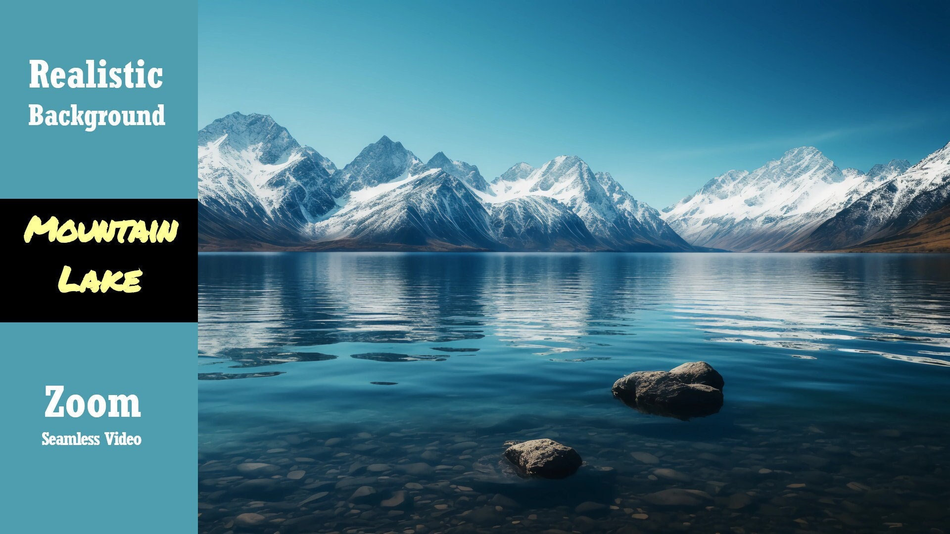 Zoom Virtual Backgrounds Mountain Lake Backdrop Office - Etsy Australia