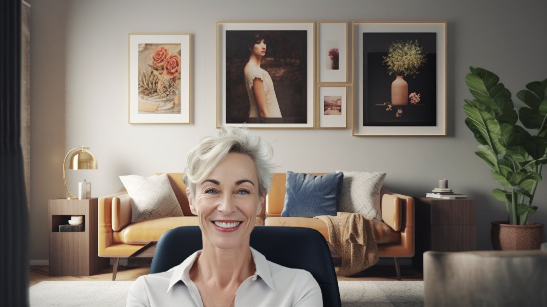 Zoom Virtual Backgrounds | Cozy Living Room | Backdrop | Office ...