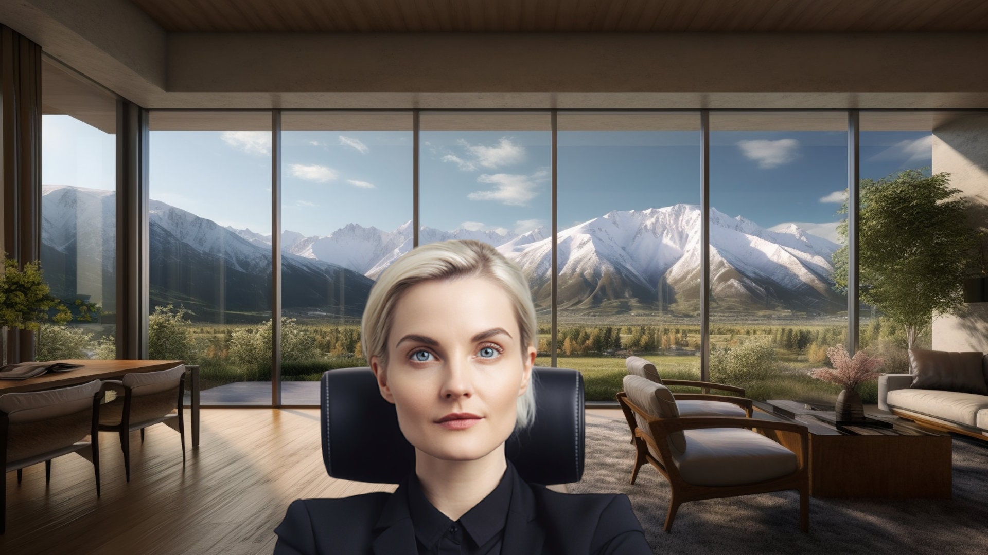 Zoom Virtual Backgrounds | Mountain View | Backdrop | Office Background ...