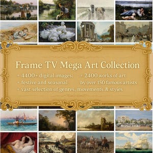 Samsung Frame TV Art Collection Mega Bundle - Etsy Australia