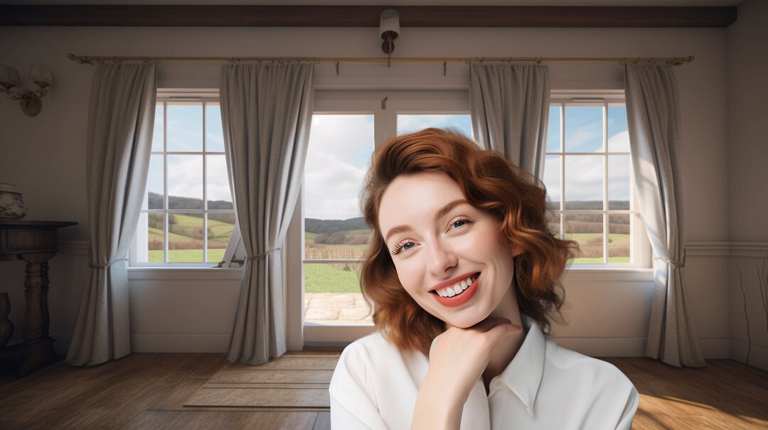 Zoom Virtual Backgrounds Country Cottage Backdrop Office Background ...