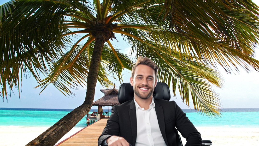 Zoom Virtual Backgrounds | Tropical Beach | Backdrop | Office ...