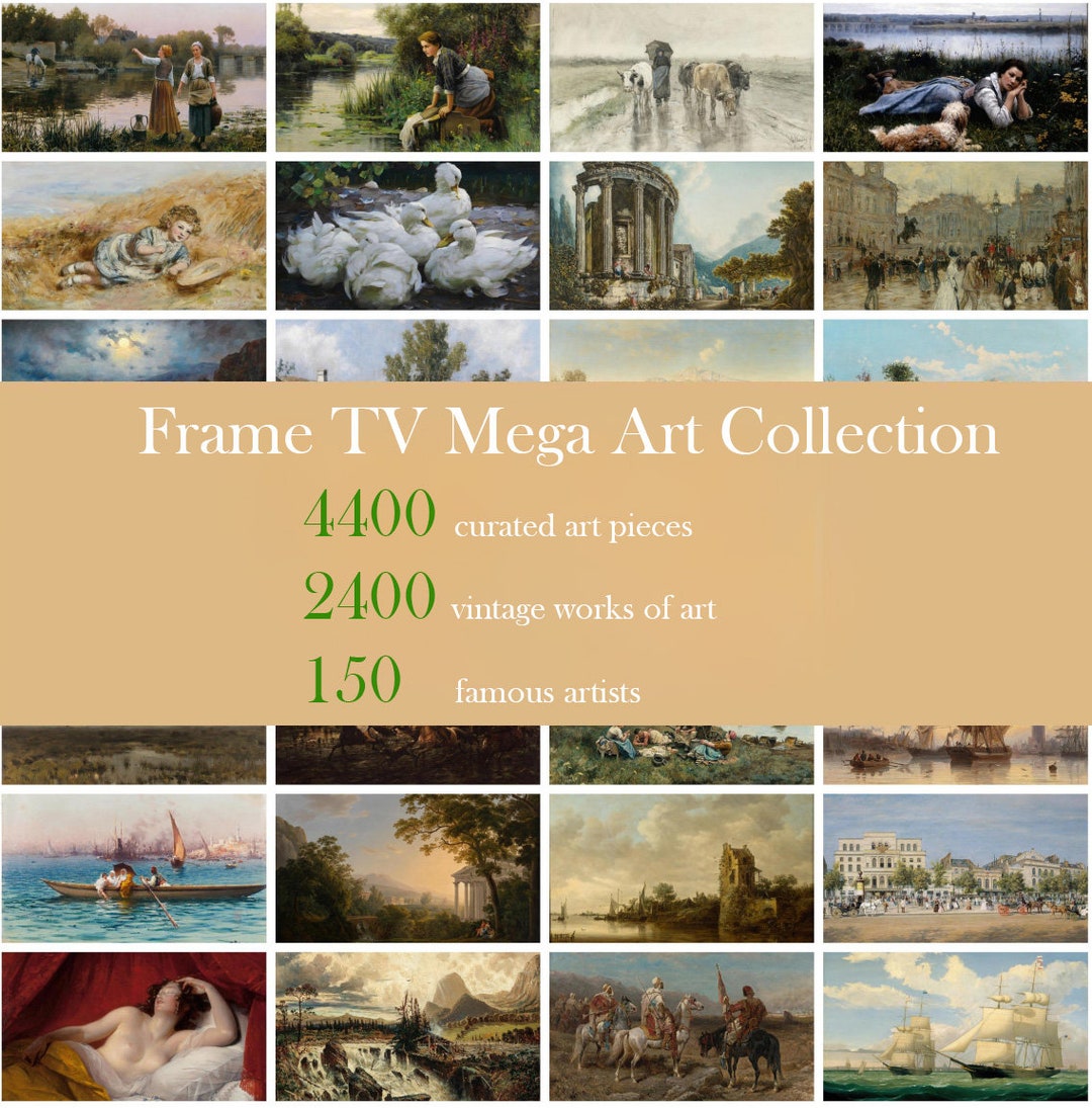 Samsung Frame TV Art Collection Mega Bundle - Etsy Australia