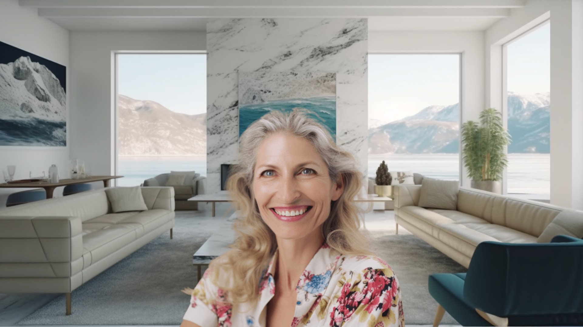 Zoom Virtual Backgrounds | Lake View | Backdrop | Office Background ...