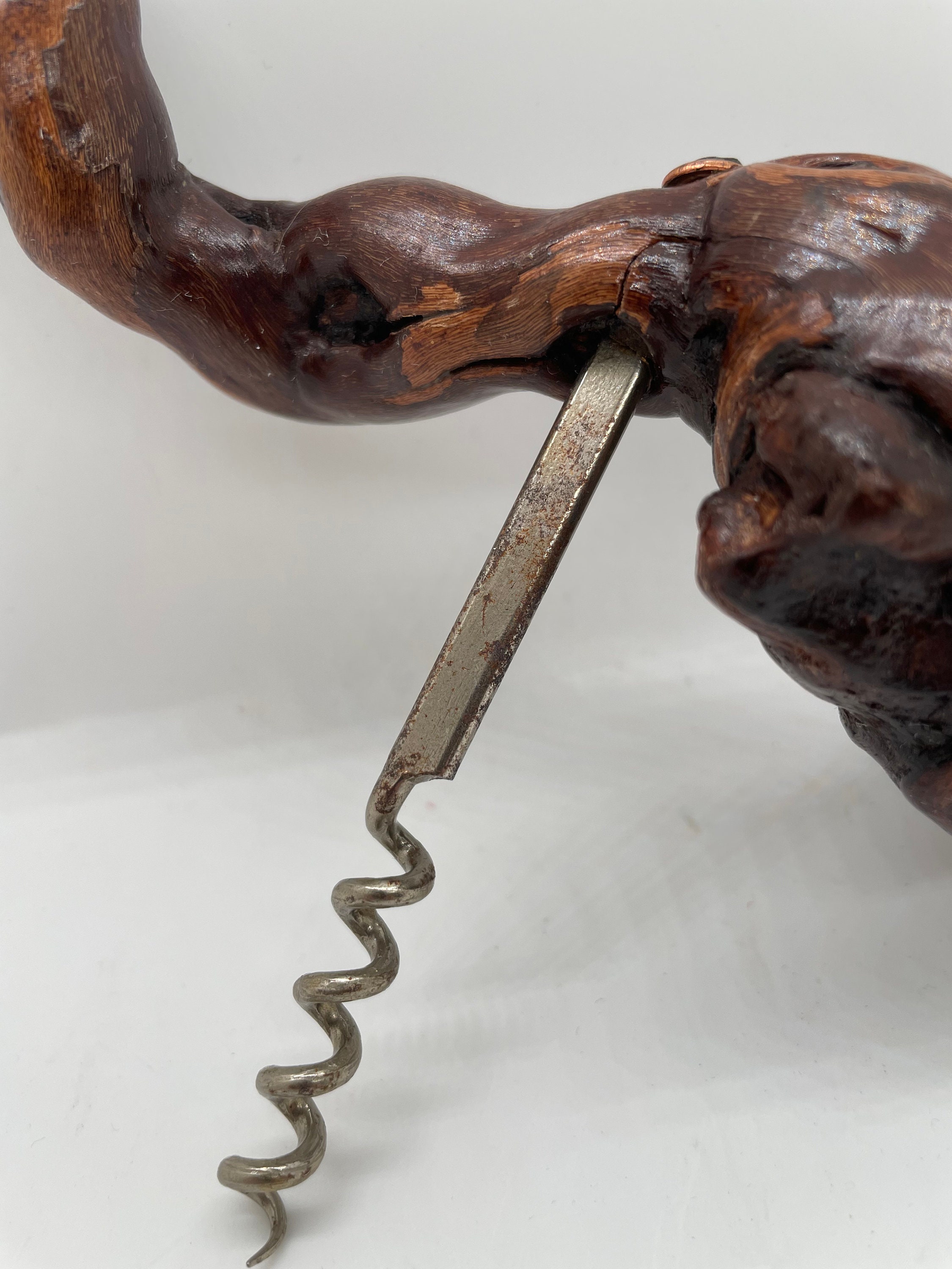 Vintage Vine Tree Wooden Handle Cork Screw - Etsy