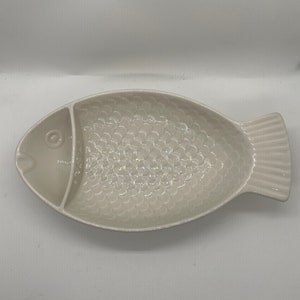 Vintage Ceramic Fish Serving Plate by Hall 1150 USA - Etsy