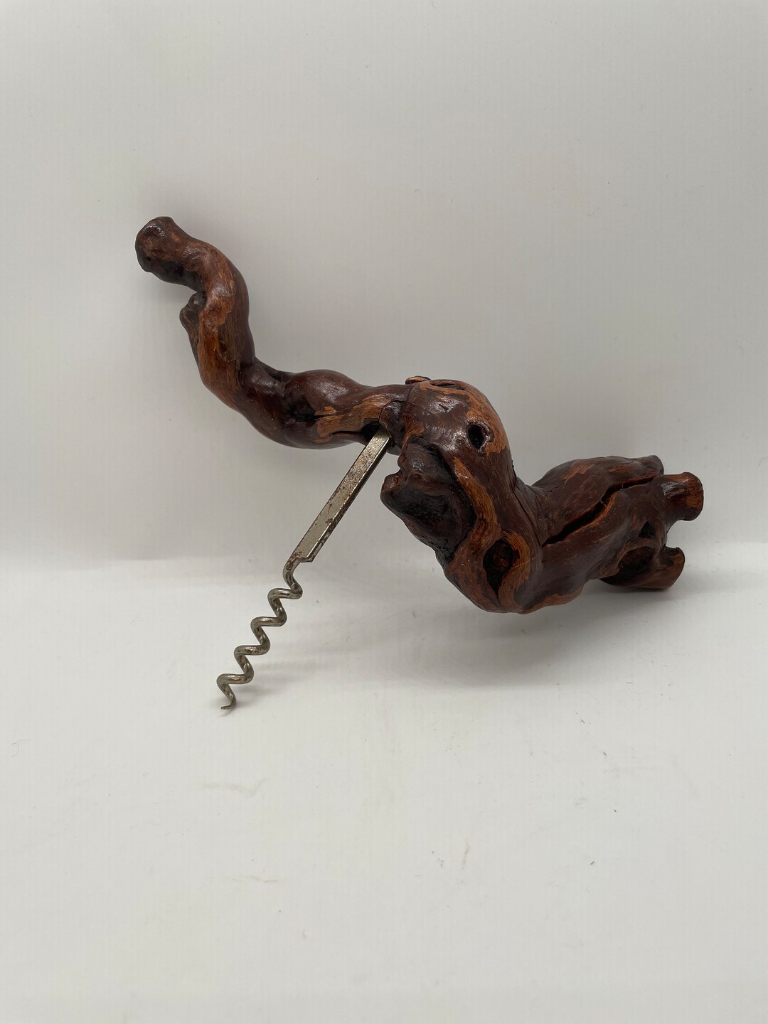 Vintage Vine Tree Wooden Handle Cork Screw - Etsy