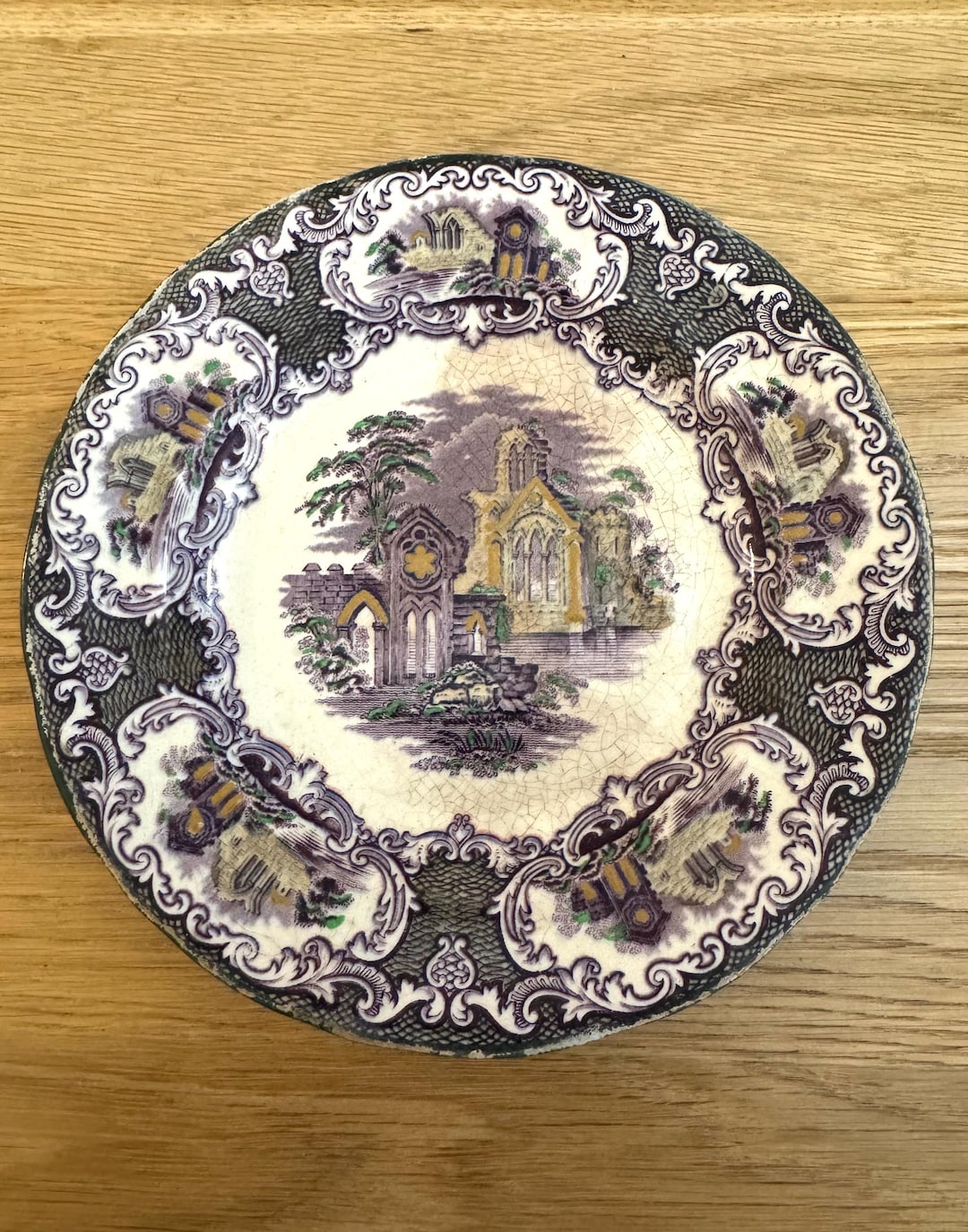 Antique Petrus Regout Plate: Maastricht Abbey Pattern, Holland - Etsy