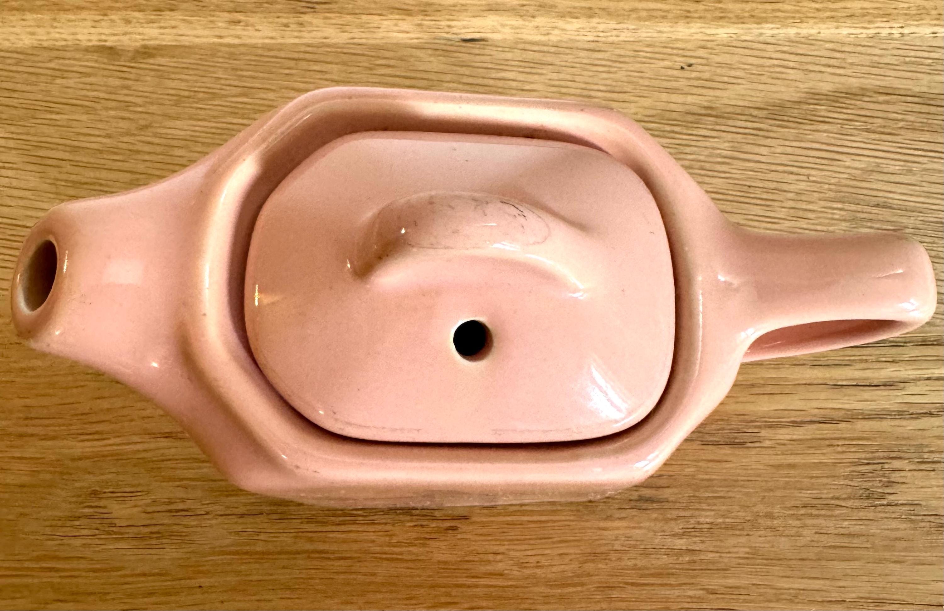 Vintage Hall Single Serve Peach/ Pale Pink Teapot MCM - Etsy