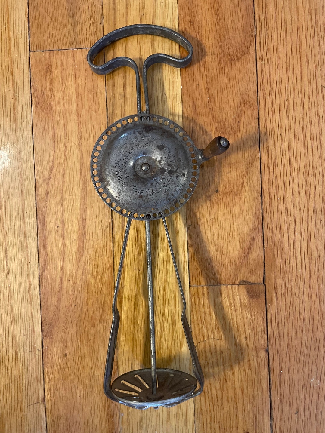 Vintage Farmhouse Kitchen Turbine Egg Beaters/,1910 Patent,collectible ...