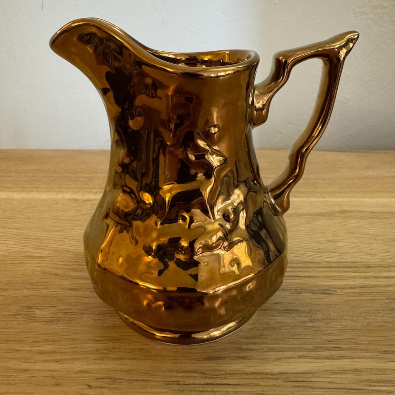 Lusterware Pitcher - Etsy