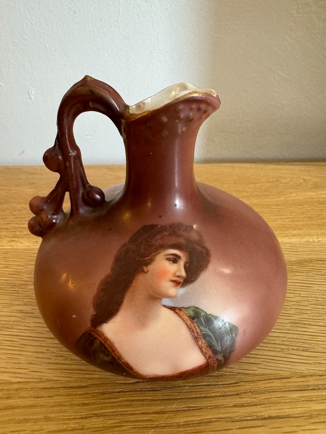 Victorian Portrait Pitcher, Creamer , Small Vase/victoria Era Pitcher ...