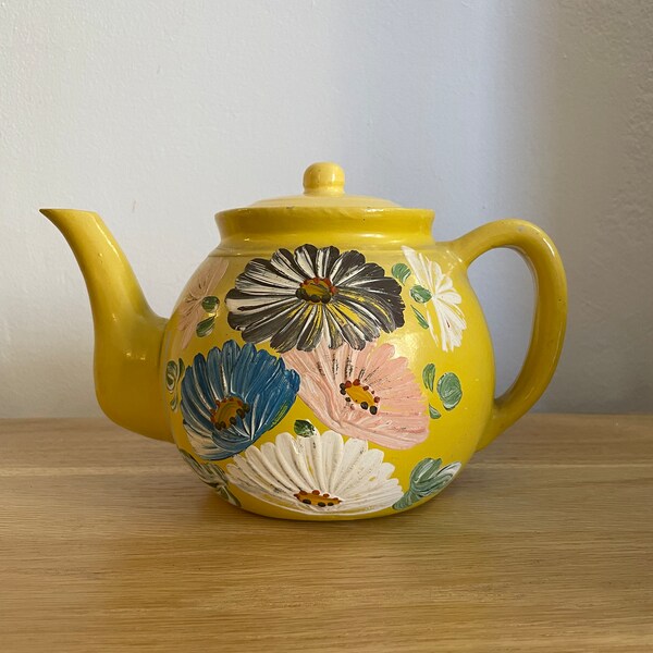 Yellow Teapot - Etsy