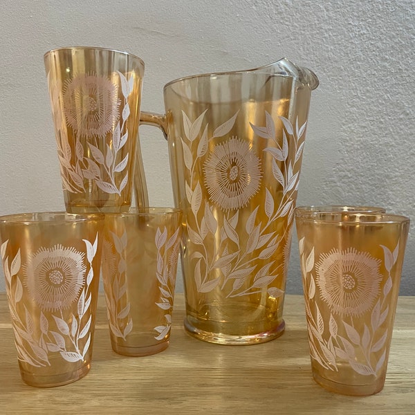 Vintage Beverage Set - Etsy