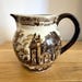 Vintage Brown and White Victoria Ware Ironstone Pitcher,transferware - Etsy