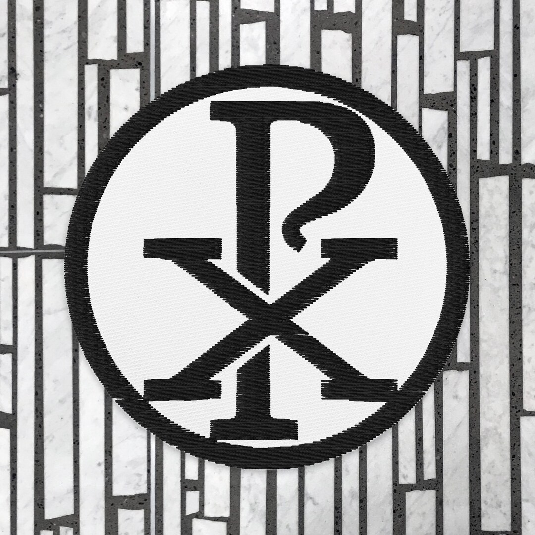 Chi Rho Embroidered Patch - Traditional Catholic Men, Catholic Gifts ...