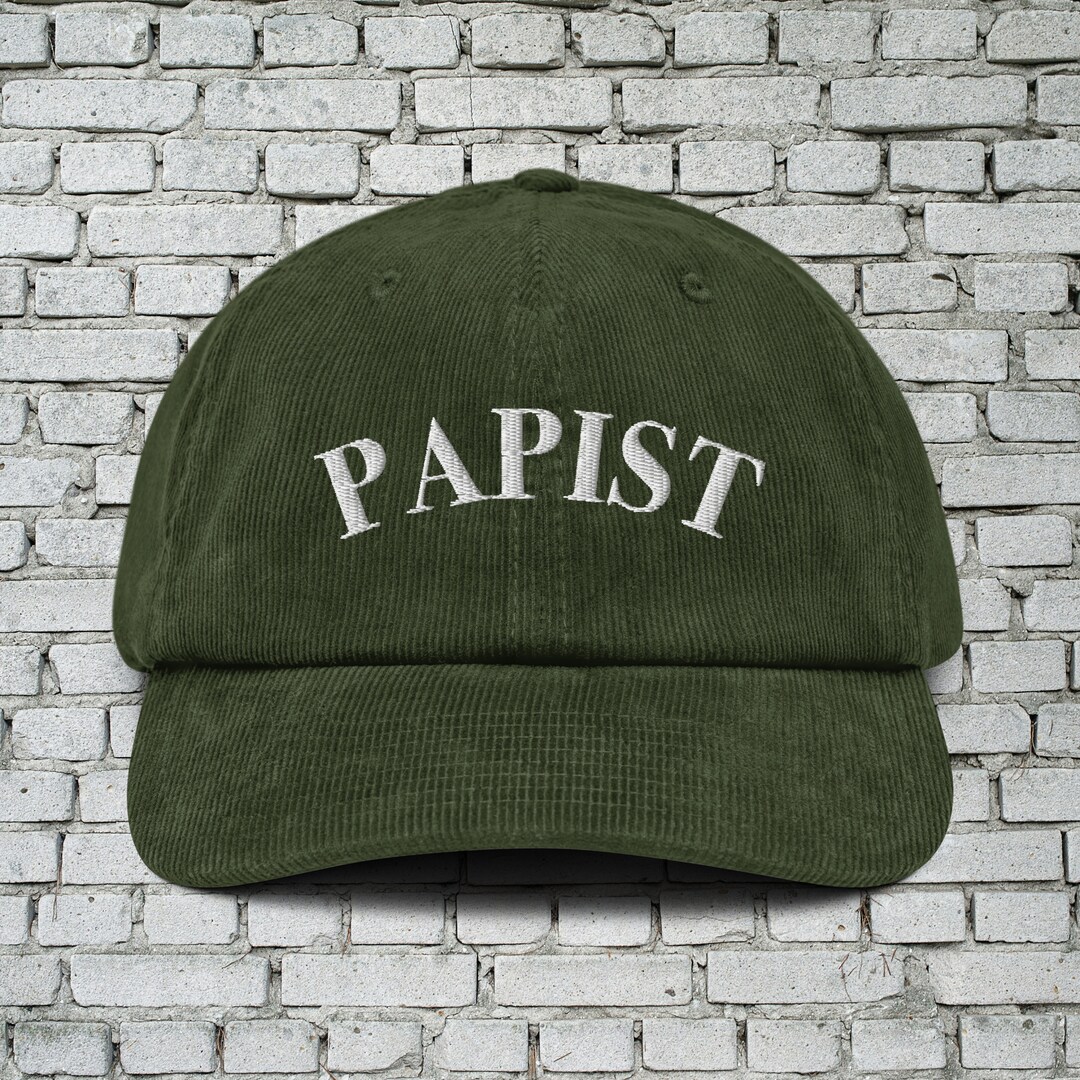 Papist Corduroy Cap - Traditional Catholic Hat - Etsy