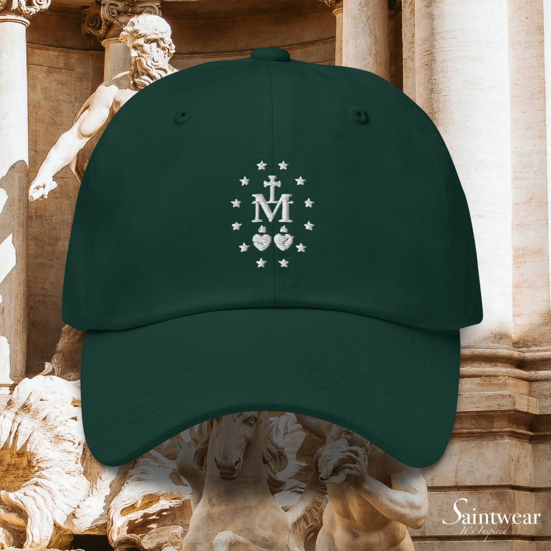 Miraculous Medal Baseball Cap - Traditional Catholic Men, Catholic ...