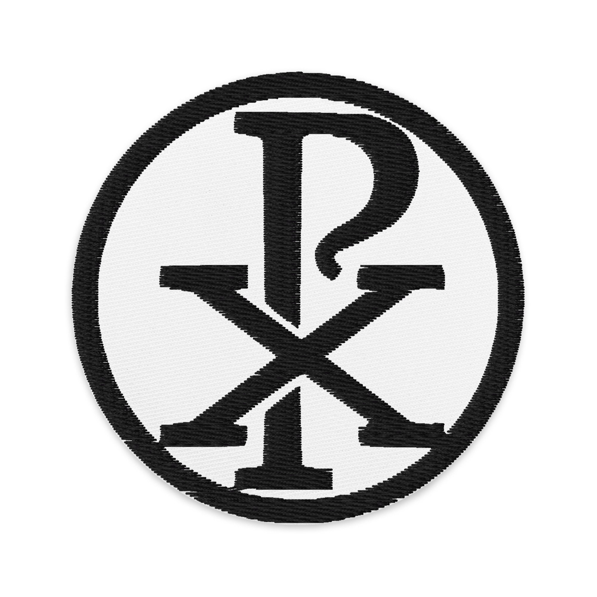 Chi Rho Embroidered Patch Traditional Catholic Men, Catholic Gifts ...