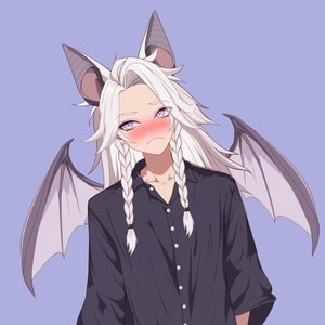 Modelo Vtuber prefabricado: Bat Boy, Vtuber aparejado, Demon Vtuber ...