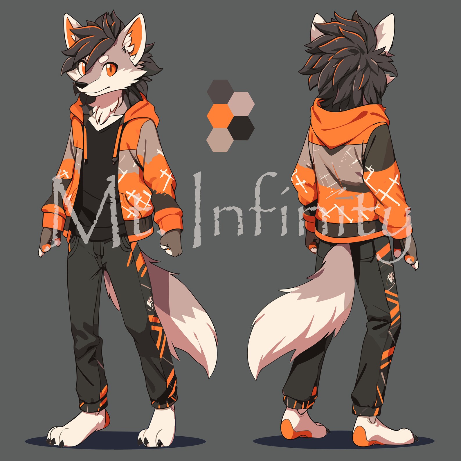 Fursona Adopt Limited Edition: Furry Adopt Reference Sheet - Etsy
