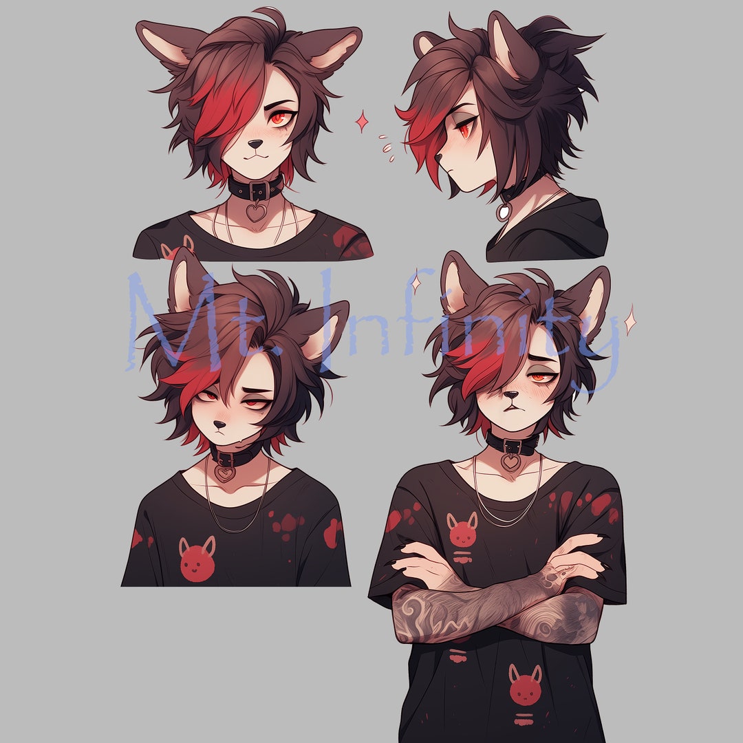 Fursona Adopt EX: 1 Adoption Only, Reference Sheet,fantasy Roleplay, Limited Edition OC Furry ...