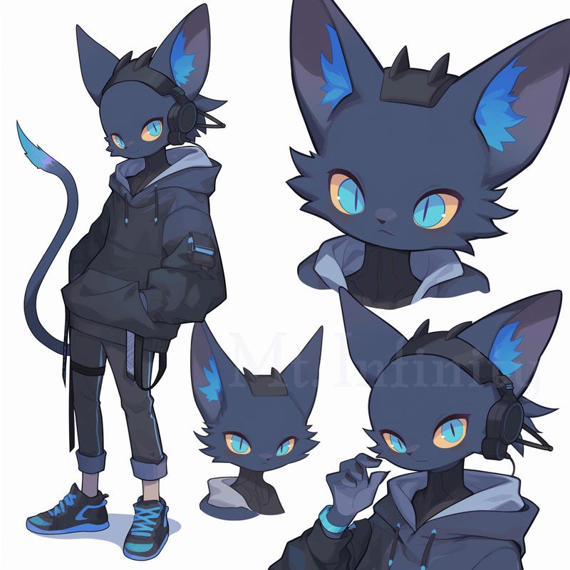 Furry Reference Base Protogen - Etsy