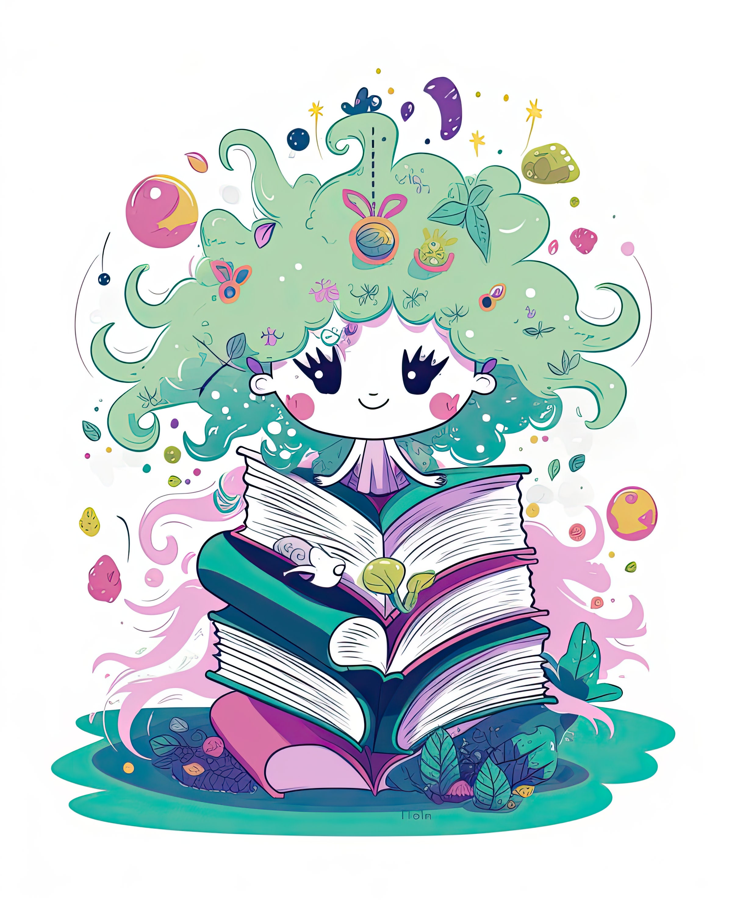 Cute Book Clipart Bundle Colorful Book Clipart Magic Book - Etsy