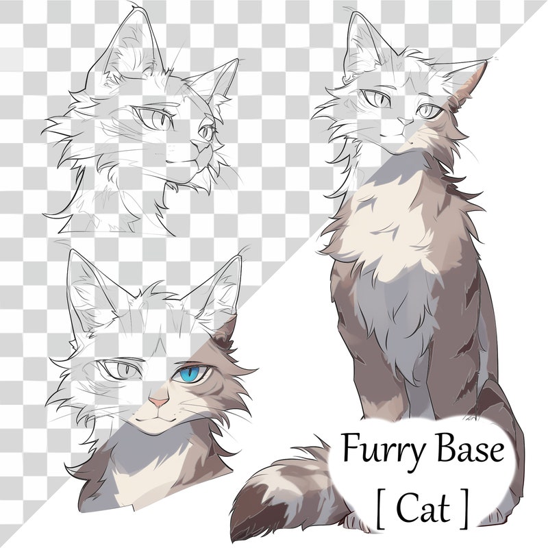 Wolf Fursona Base - Etsy
