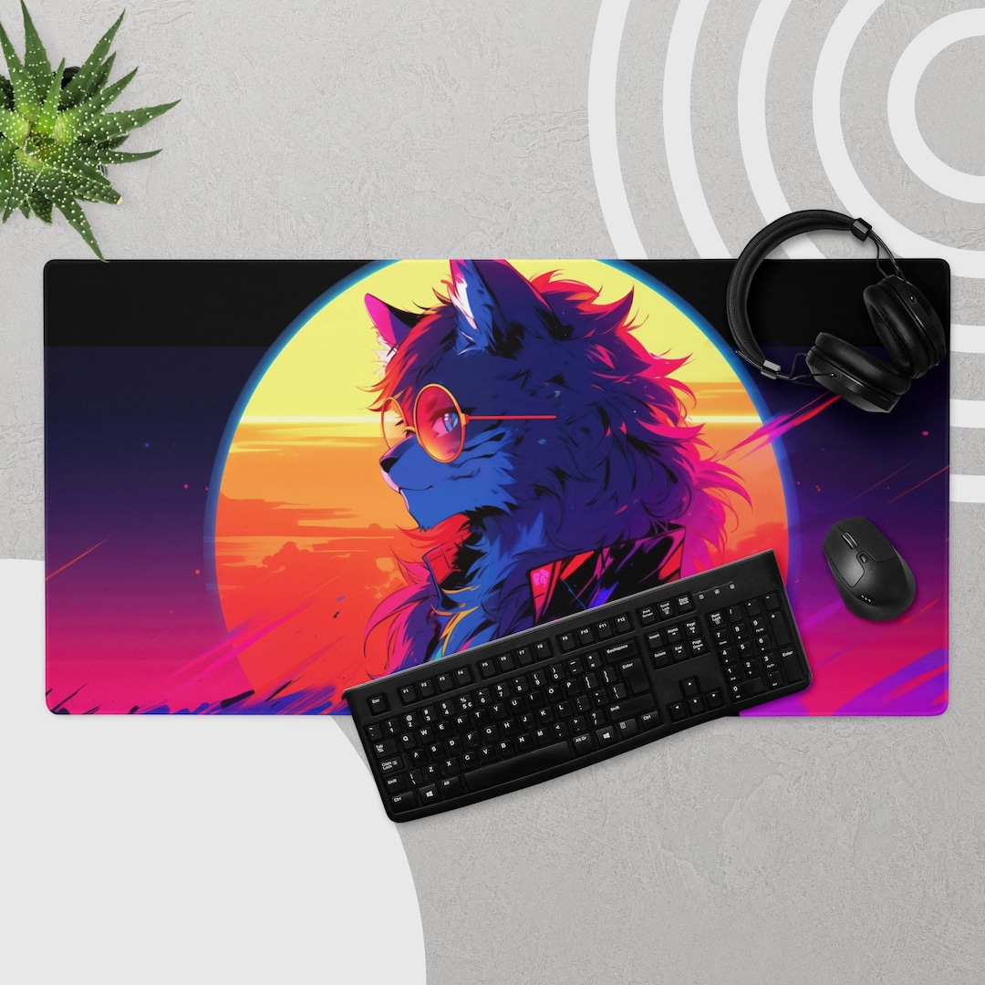 Anime Gaming Mouse Pad, XL Desk Pad, Extra Large Mousepad, Work From ...