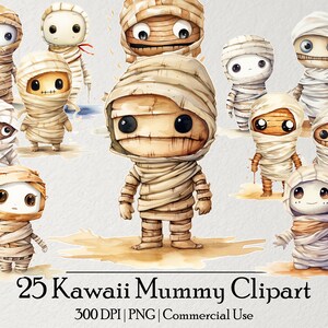 328 Kawaii Halloween JUMBO Clipart Bundle, Cute Watercolor Graphic PNG ...