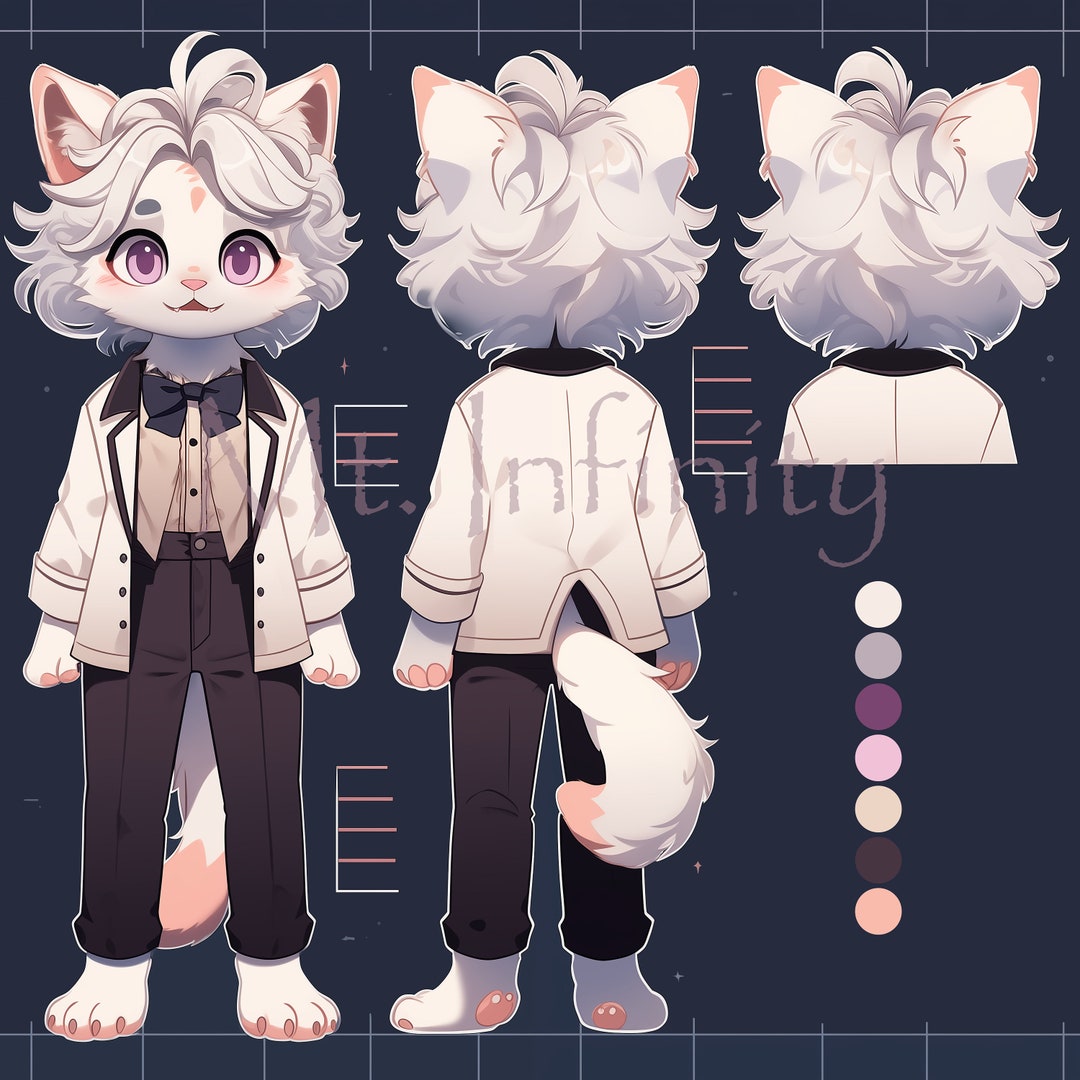 Fursona Adopt EX: 1 Adoption Only, Reference Sheet,fantasy Roleplay ...