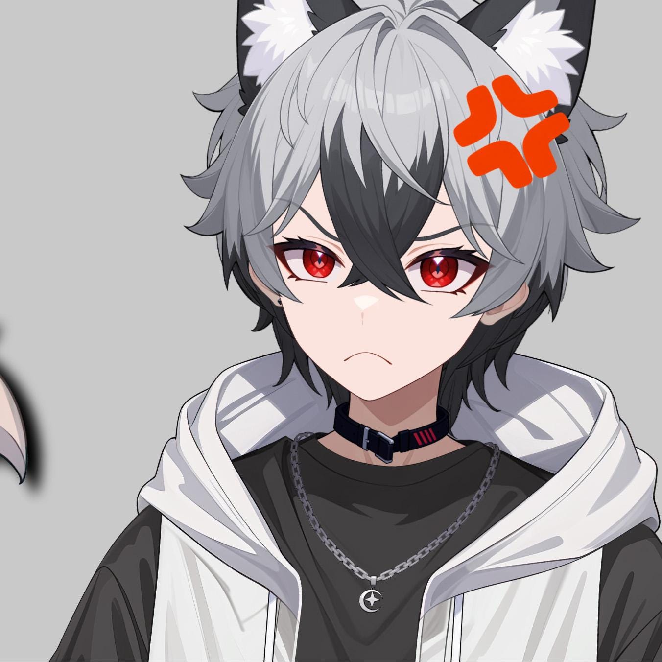 Premade Vtuber: Midnight Kitsune Boy Shadow Variant, Live2d Rigged Male ...