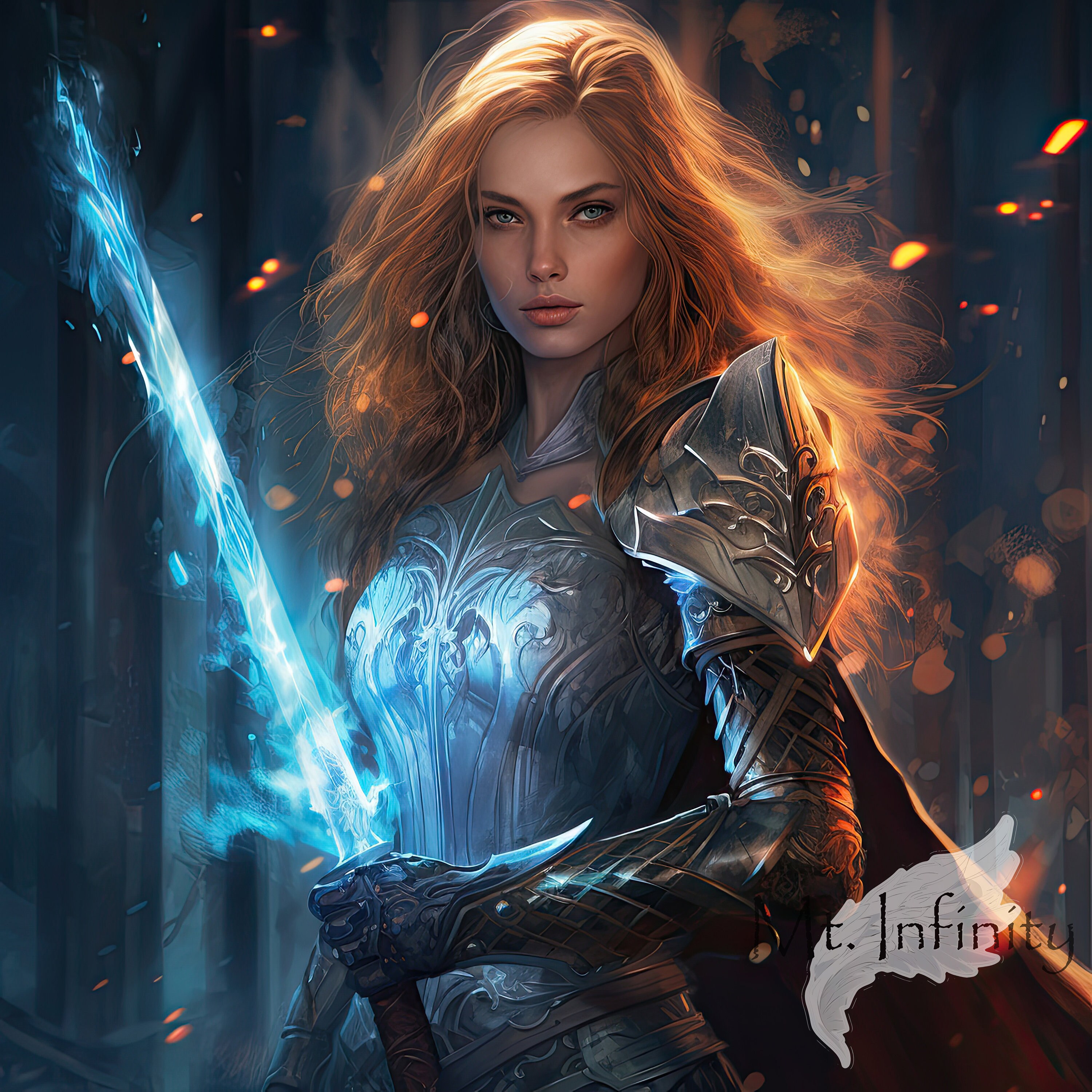 Fantasy RPG Character Portrait Dungeons and Dragons Custom - Etsy