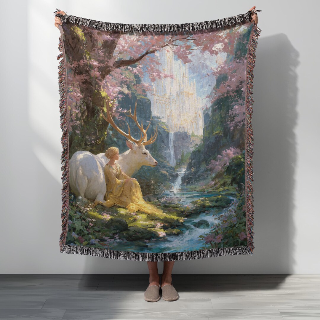Sarah J Maas Inspired TOG Woven Blanket, Booktok Romantasy Throw ...