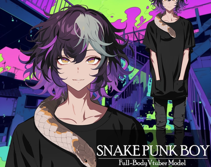 Modelo Vtuber prefabricado: Bat Boy, Vtuber aparejado, Demon Vtuber ...