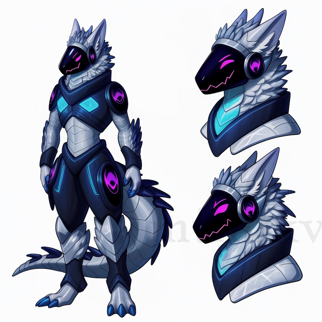 EXCLUSIVE Protogen Adopt, Fursona Adopt Reference Sheet, Limited ...