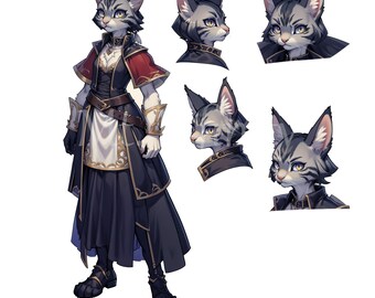 Fursona Adopt EX: 1 Adoption Only, Reference Sheet, Fantasy Roleplay ...