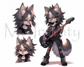 Fursona Adopt EXCLUSIVE: 1 Adoption Only Character Reference Sheet, Fantasy Roleplay, Limited ...