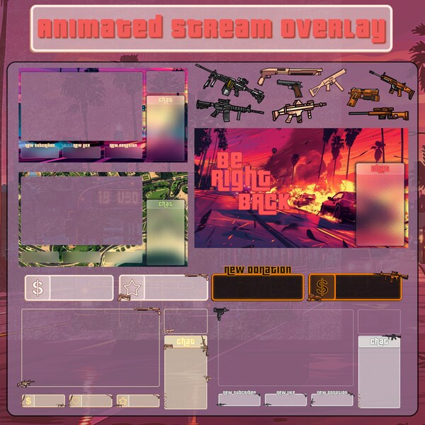 Cute Lofi Animated Twitch Overlay Cozy Music Overlay Cozy Backgrounds ...