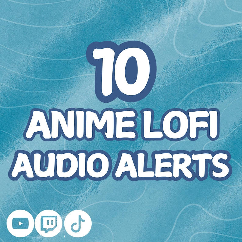 10x Twitch Sound Alerts - Anime Lofi Sound Alerts Lofi Sound Effects ...