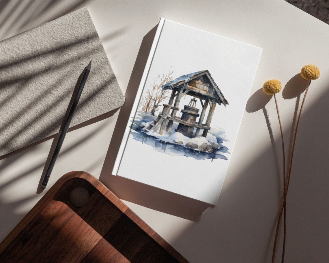 Watercolor Winter Water Well Clip Art Winter Water Well - Etsy