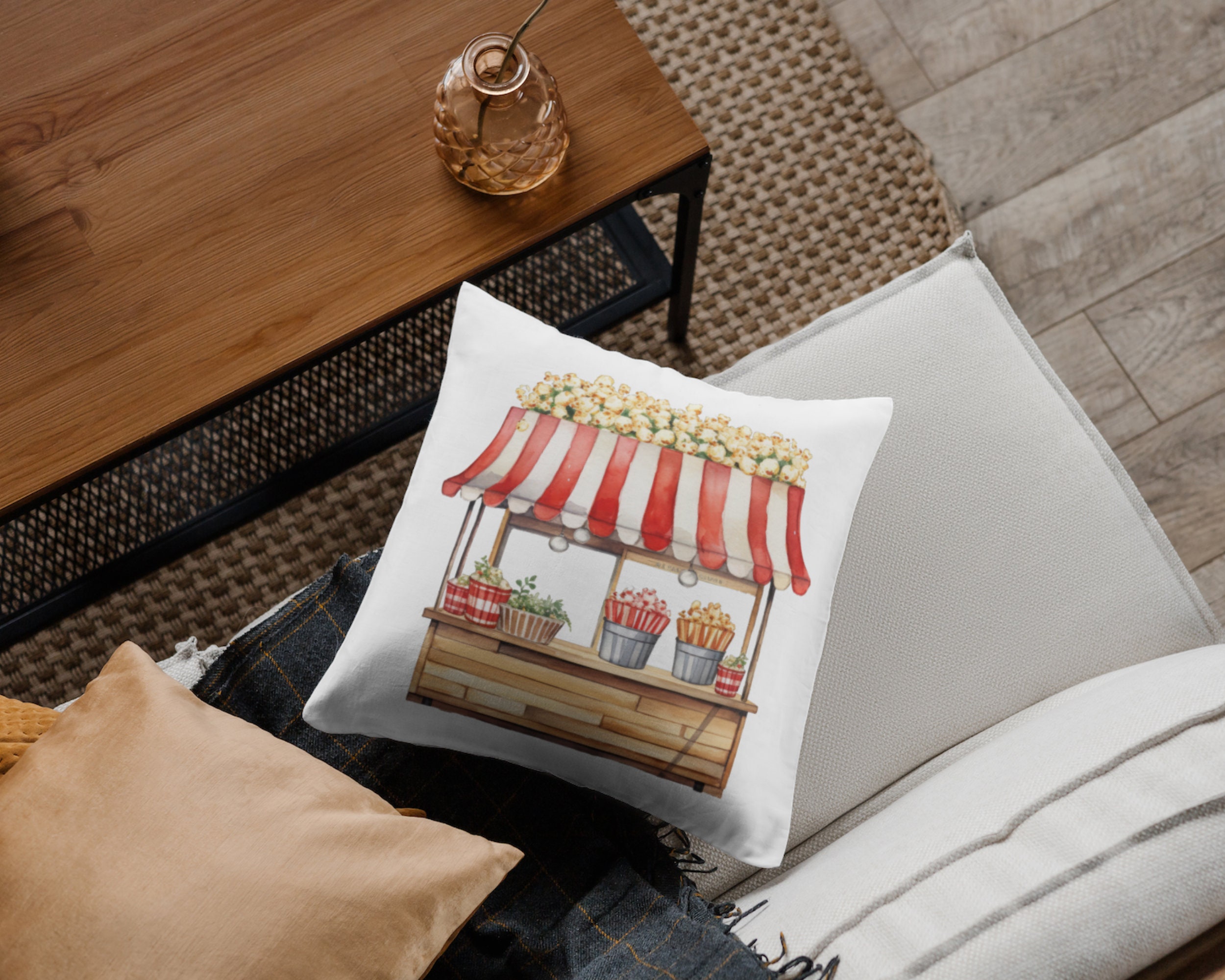 Popcorn Stand Clipart Popcorn PNG Movie Night Clipart Birthday Party ...