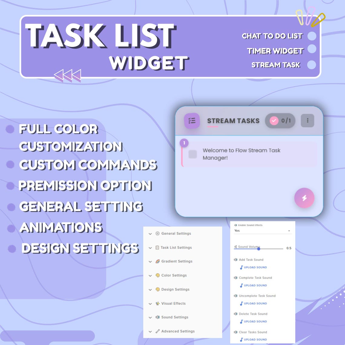 Twitch Stream Tasklist Widget: To-do List & Pomodoro Timer (digital ...