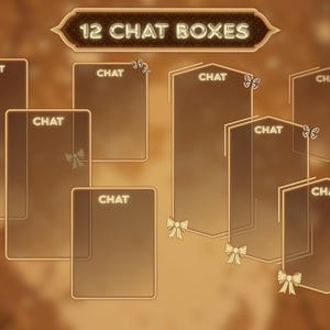 Animated Twitch Overlay - Gilded Themed Stream Package for Twitch ...