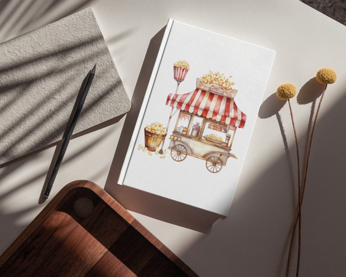 Popcorn Stand Clipart Popcorn PNG Movie Night Clipart Birthday Party ...