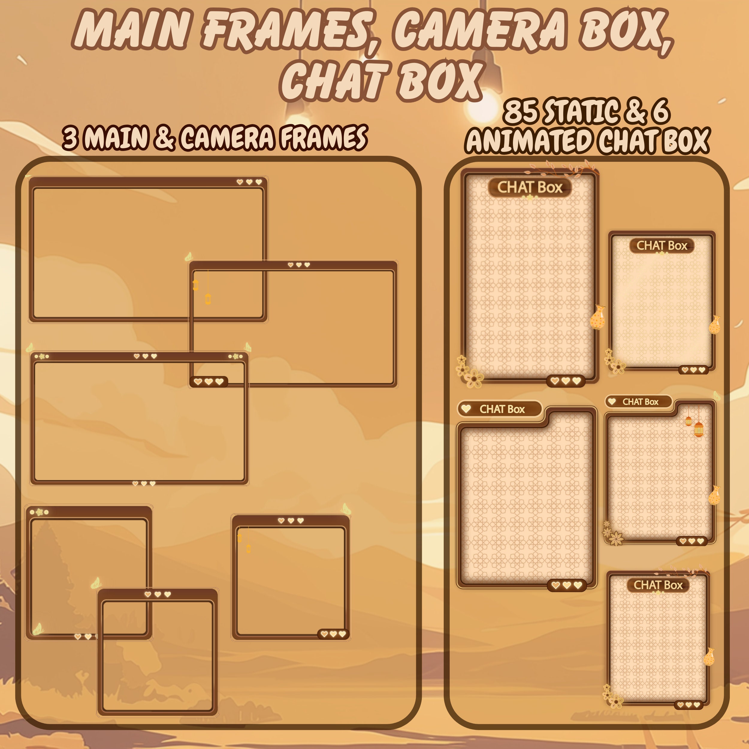 Animated Twitch Overlay, Lofi Animated Stream Package, Stream Package ...